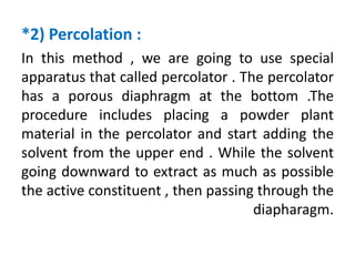 Extraction methods | PPTX