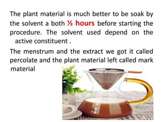 Extraction methods | PPTX