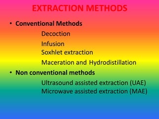 Extraction methods | PPTX