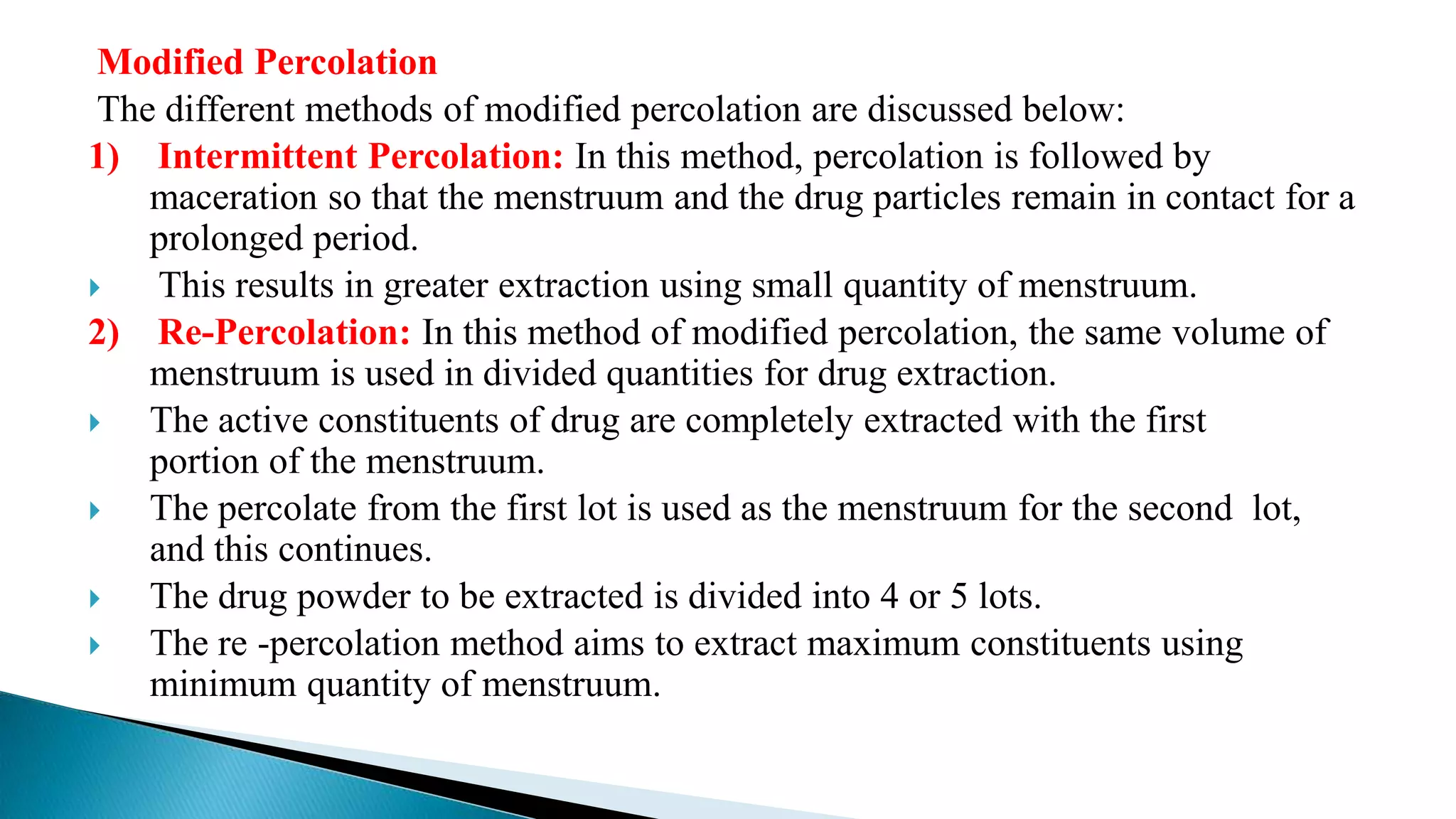 EXTRACTION METHODS.pptx | Chemistry | Science