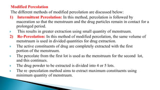 EXTRACTION METHODS.pptx | Chemistry | Science