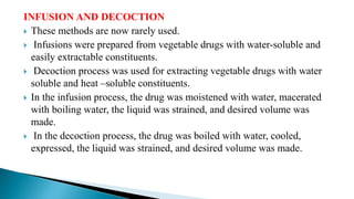 EXTRACTION METHODS.pptx | Chemistry | Science