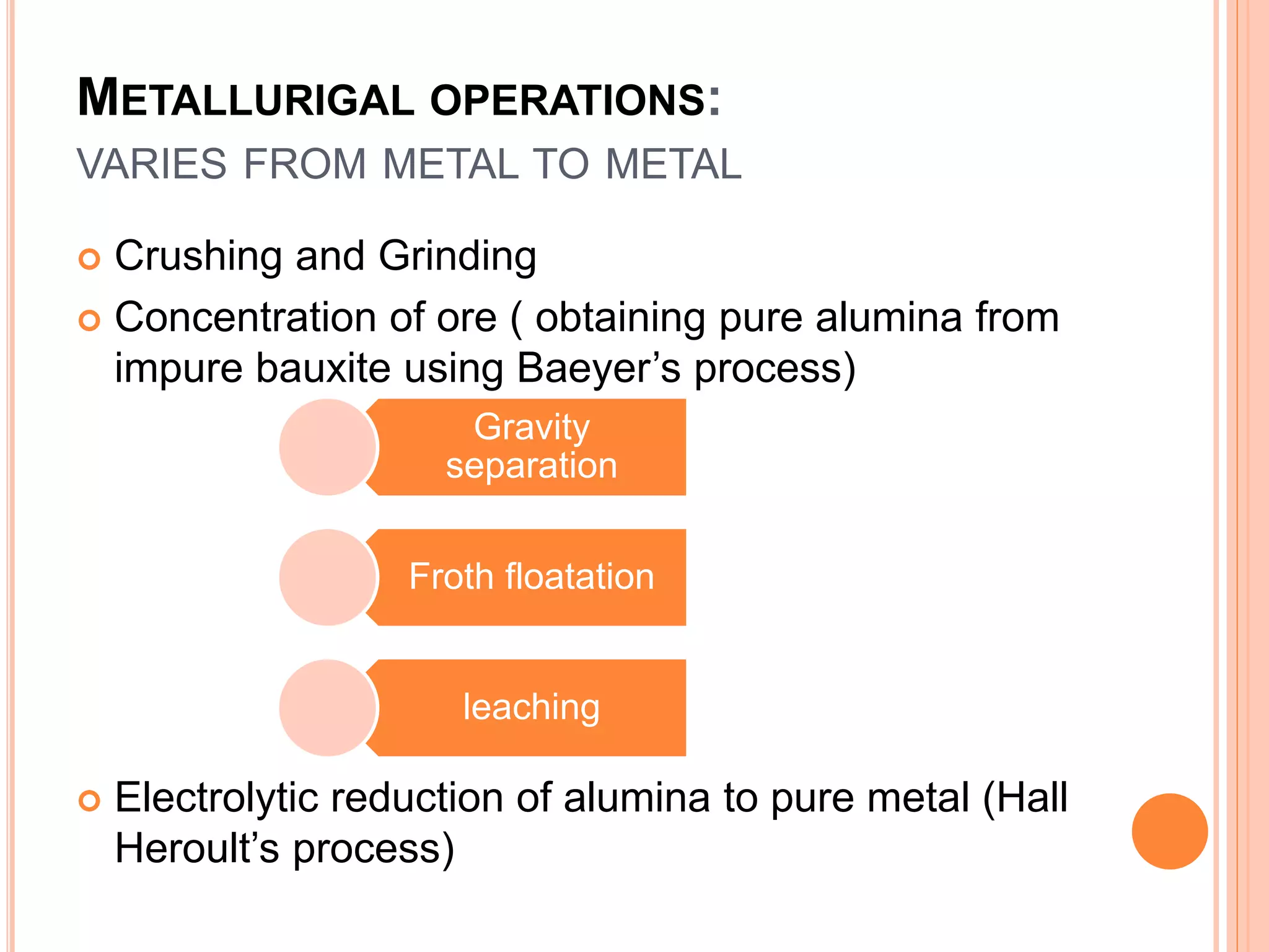 Extraction of aluminium | PPTX