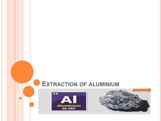 Extraction of aluminium | PPTX