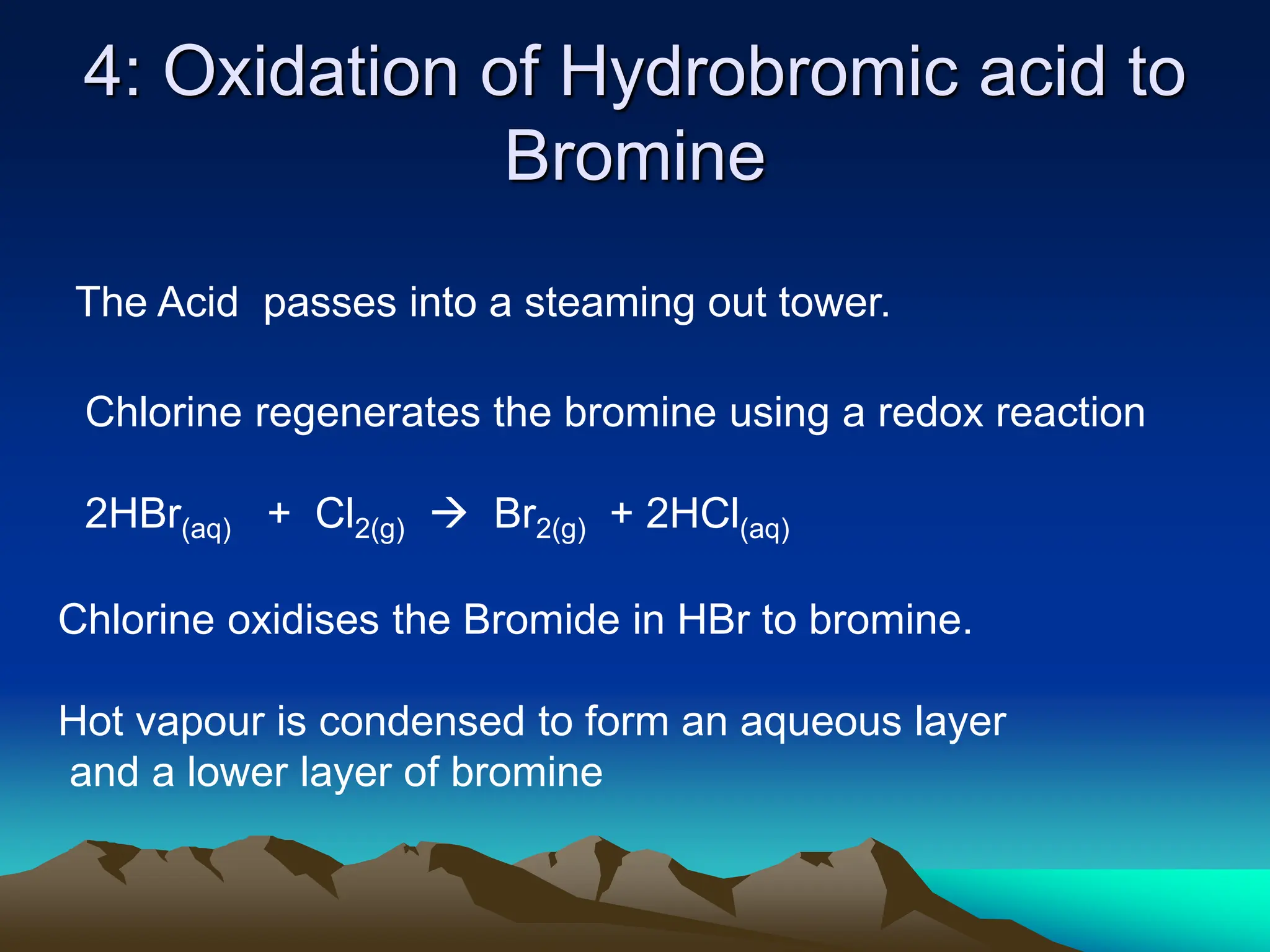 EXTRACTION OF BROMINE FROM SEA WATER.ppt