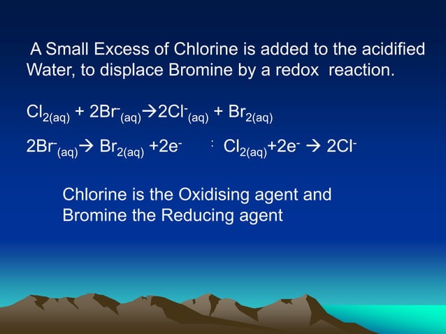 EXTRACTION OF BROMINE FROM SEA WATER.ppt