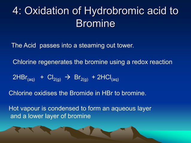 EXTRACTION OF BROMINE FROM SEA WATER.ppt