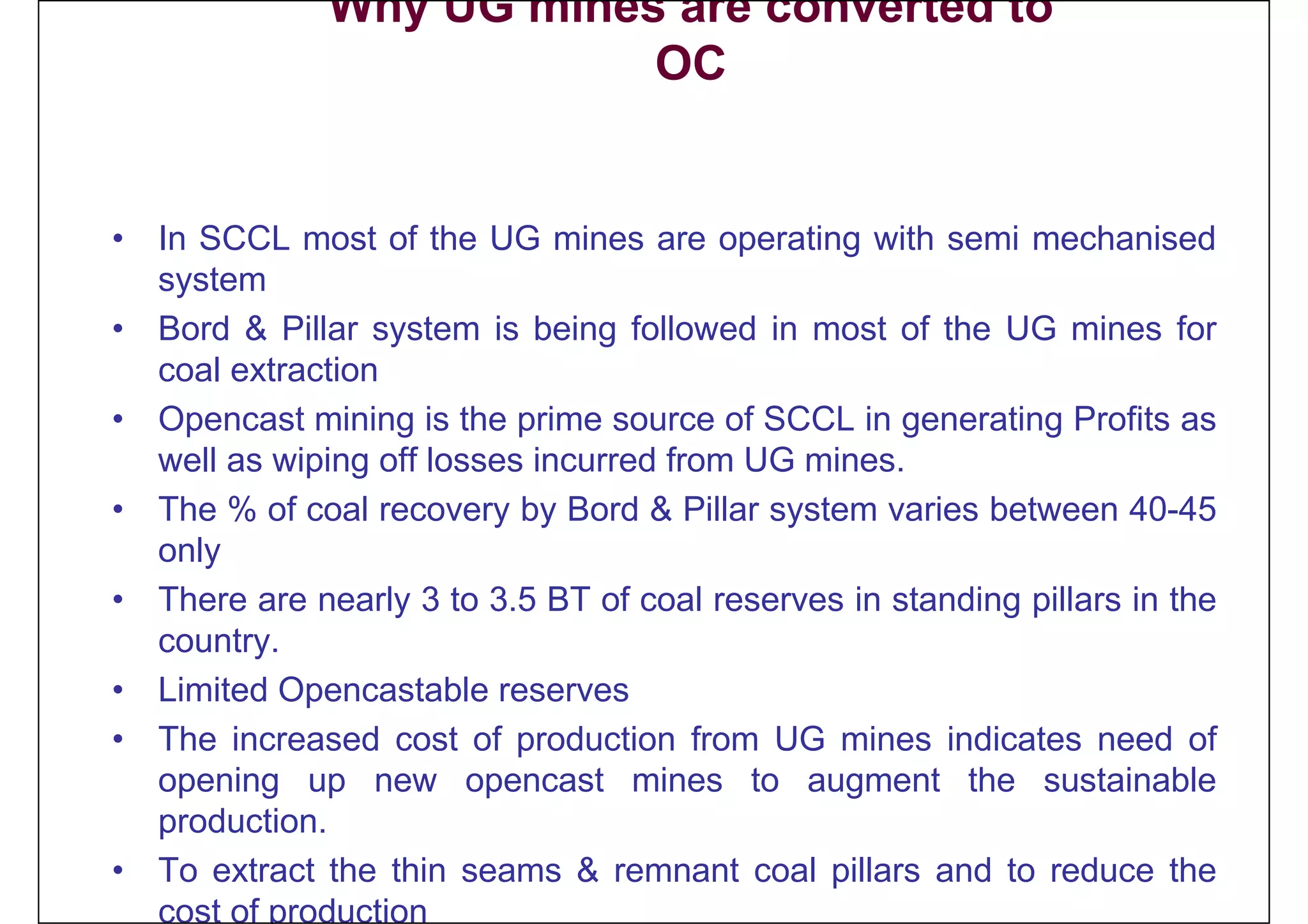 Extraction of developed pillars | PDF
