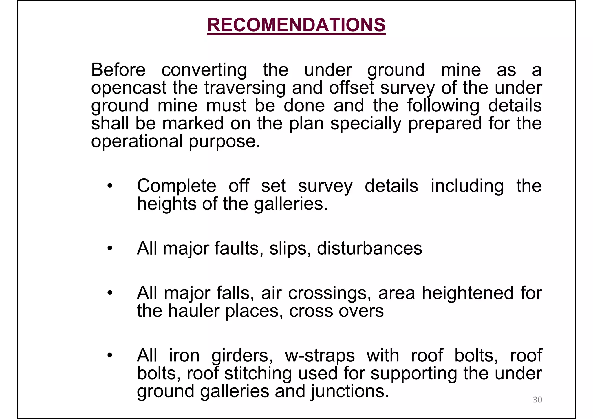 Extraction of developed pillars | PDF