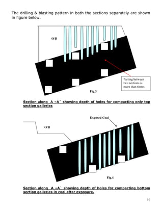 Extraction of developed pillars by opencast mine: acase study | PDF