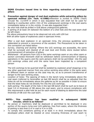 Extraction of developed pillars - a case study | PDF