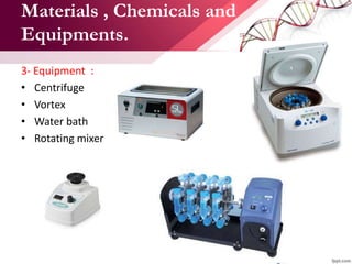 EXTRACTION OF DNA FROM BLOOD kit method | PPTX