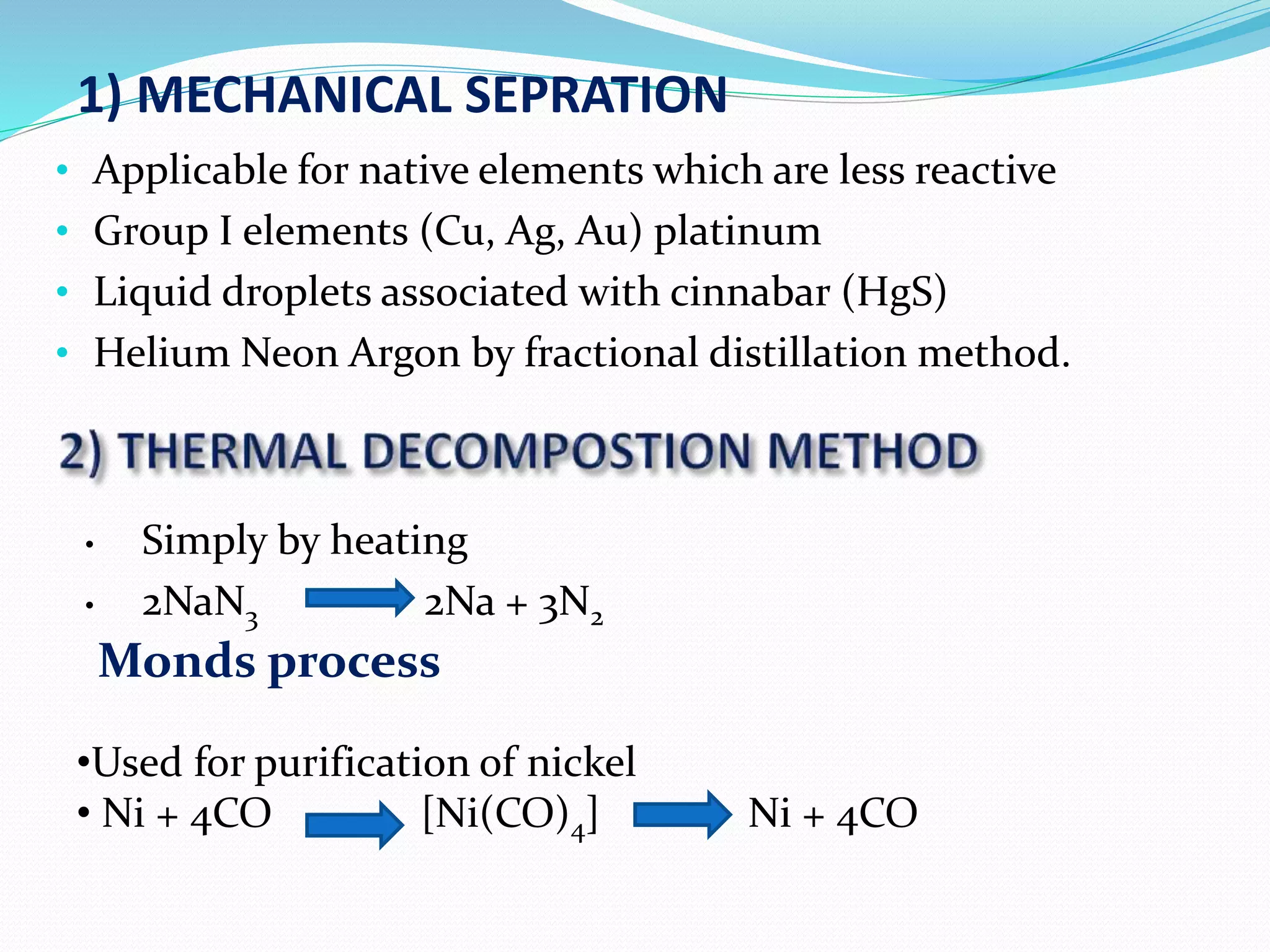 Extraction of elements | PPTX