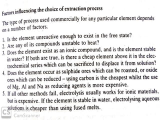 Extraction of elements | PPT