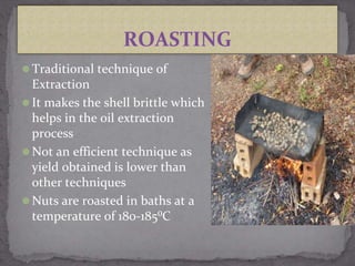 EXTRACTION OF ESSENTIAL OILS FROM CASHEW NUTS (VEDANT LAL)ppt.pptx