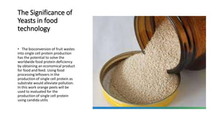 Extraction of food yeast from orange waste peels.pptx