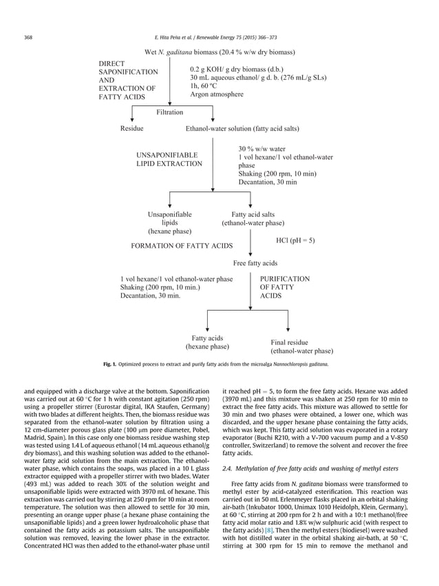 Extraction of free fatty acids from microalgae | PDF | Chemistry | Science