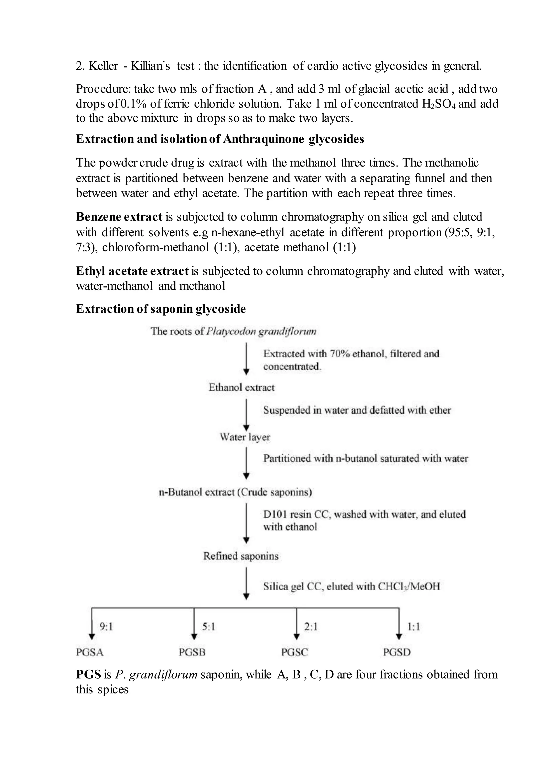 Extraction of glycosides | DOCX