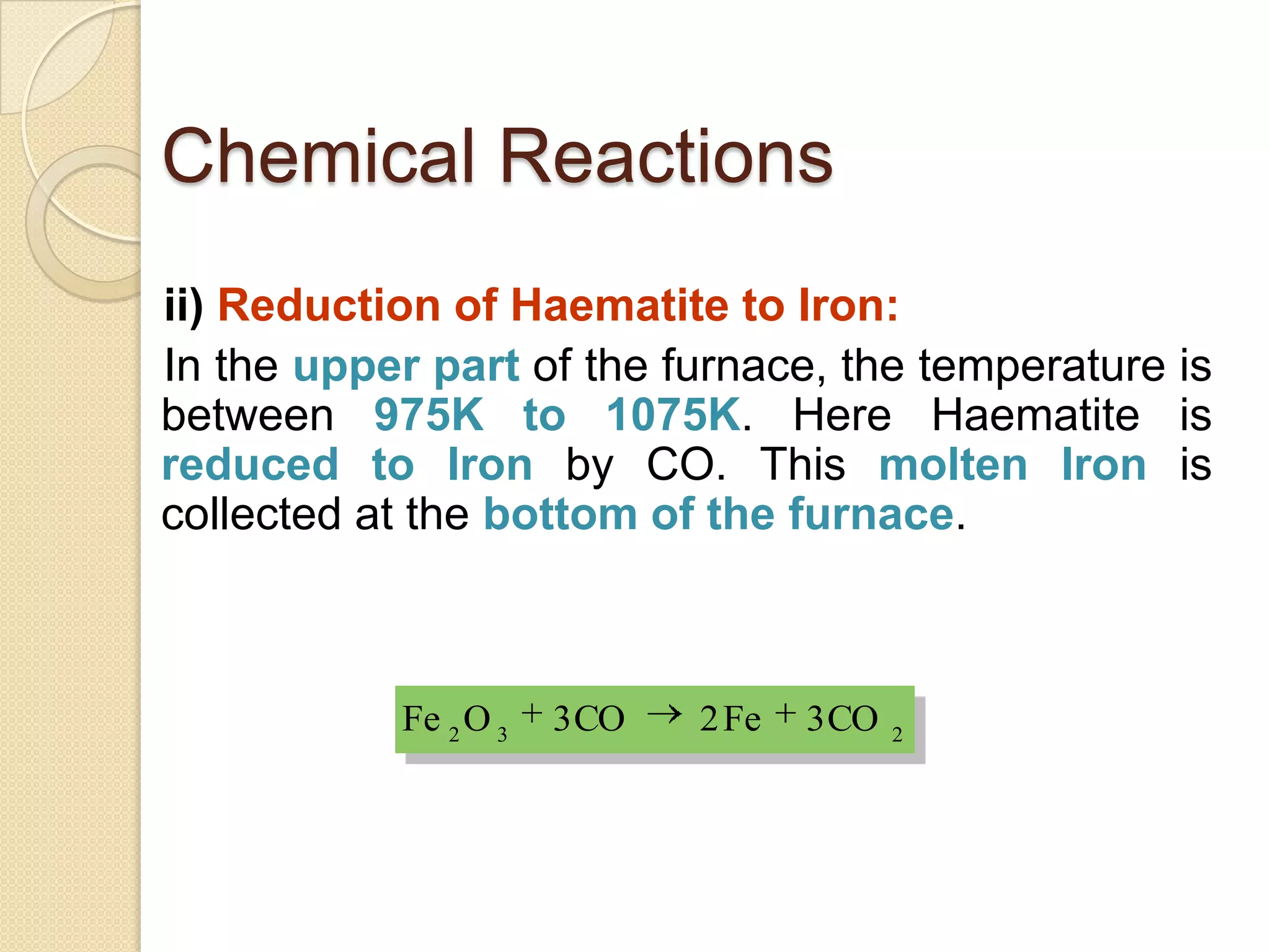Extraction Of Iron | PPTX