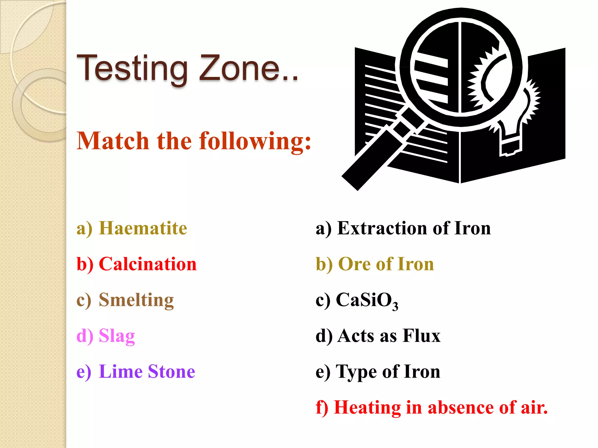 Extraction Of Iron | PPTX