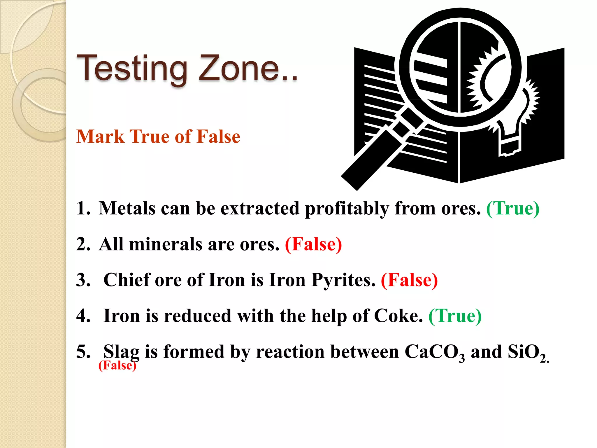 Extraction Of Iron | PPTX