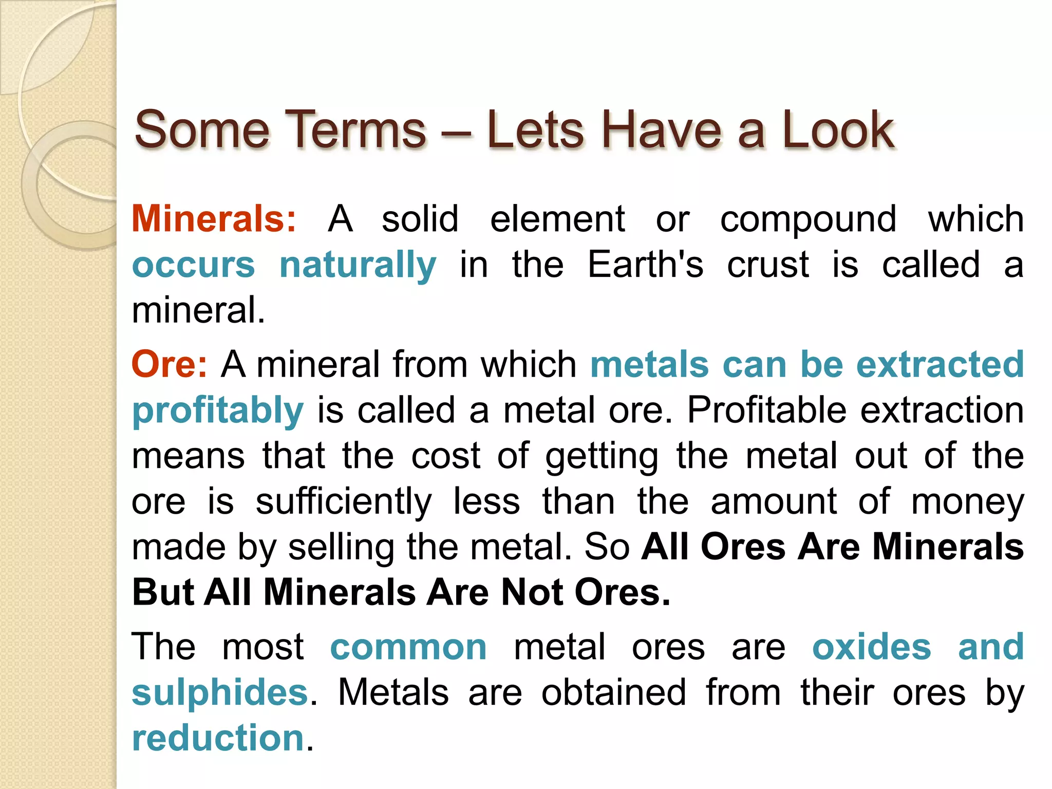 Extraction Of Iron | PPTX