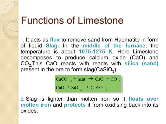 Extraction Of Iron | PPTX