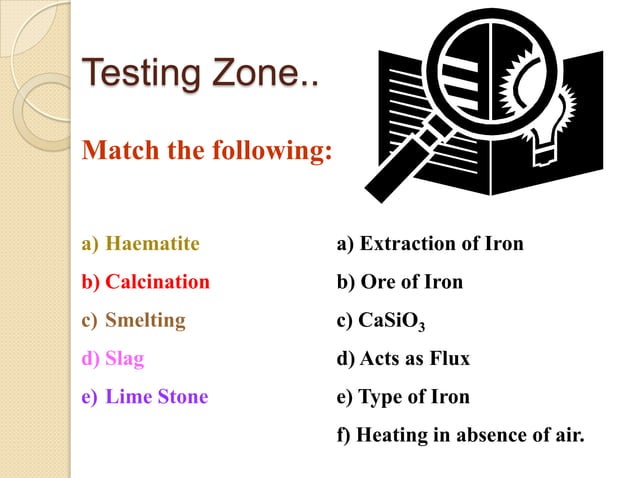 Extraction Of Iron | PPTX