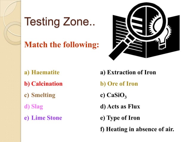 Extraction Of Iron | PPTX