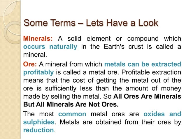 Extraction Of Iron | PPTX