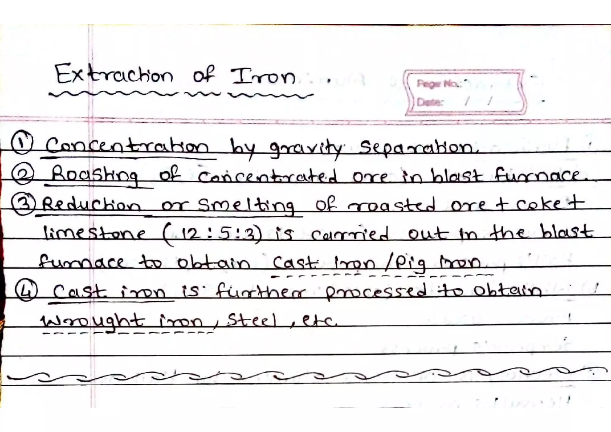 Extraction of Iron | PDF