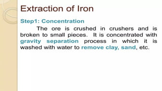 CIVIL ENGINEERING EXTRACTION OF IRON & ALLOYS.pptx