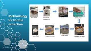 EXTRACTION OF KERATIN FROM HUMAN HAIR WASTE.pptx