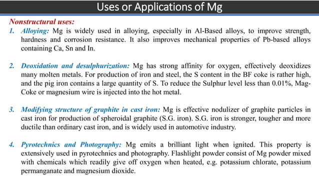 Extraction of magnesium (mg) | PDF | Chemistry | Science