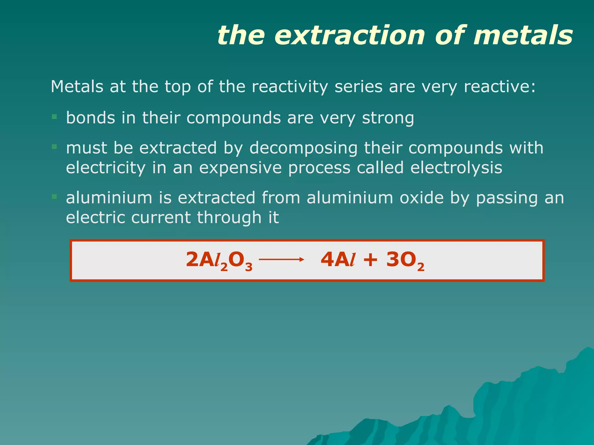 Extraction Of Metals | PPT