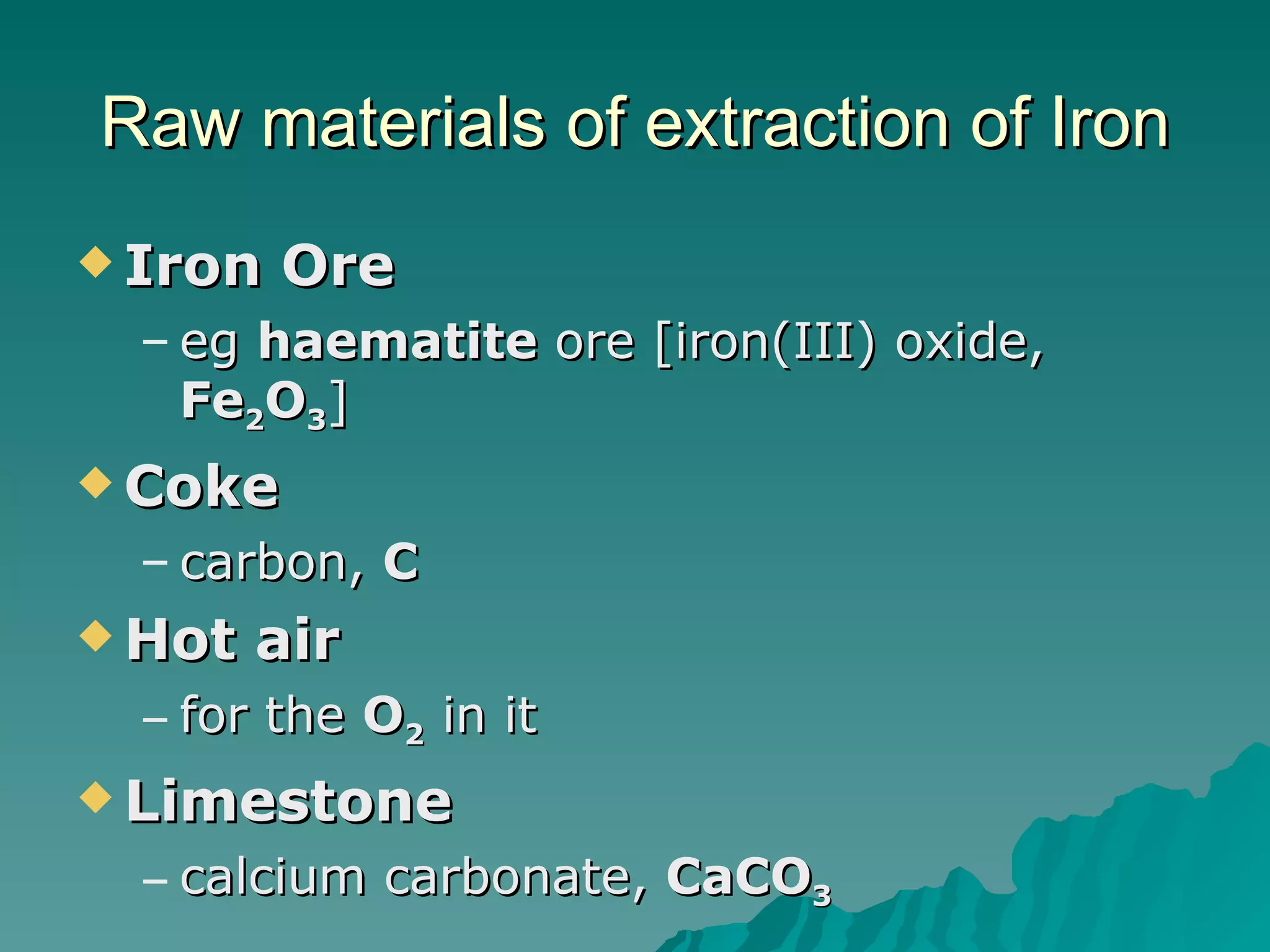 Extraction Of Metals | PPT