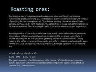 Extraction of metals | PPTX