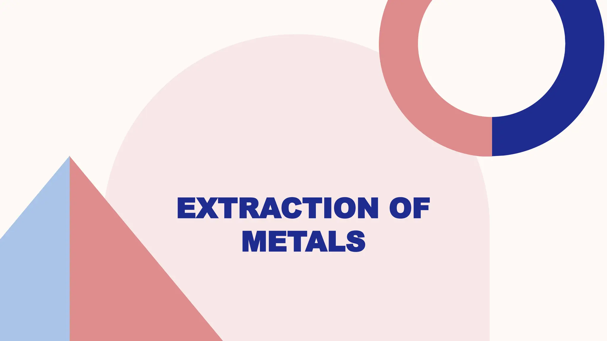 Extraction of metals.pptx .this give an correct explanation on metal ...