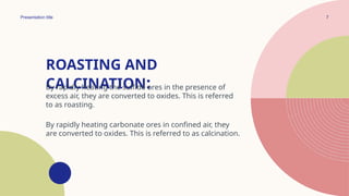 Extraction of metals.pptx .this give an correct explanation on metal ...