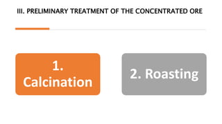 Extraction of metals (1) | PPTX