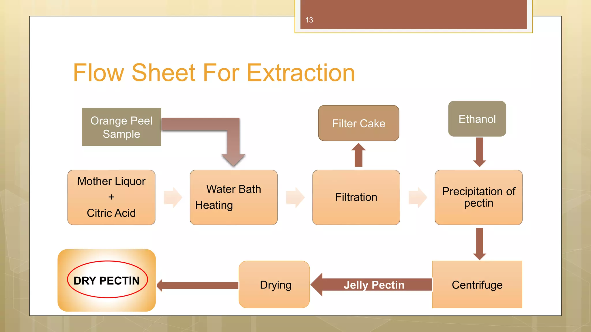 Extraction Of Pectin Pptx