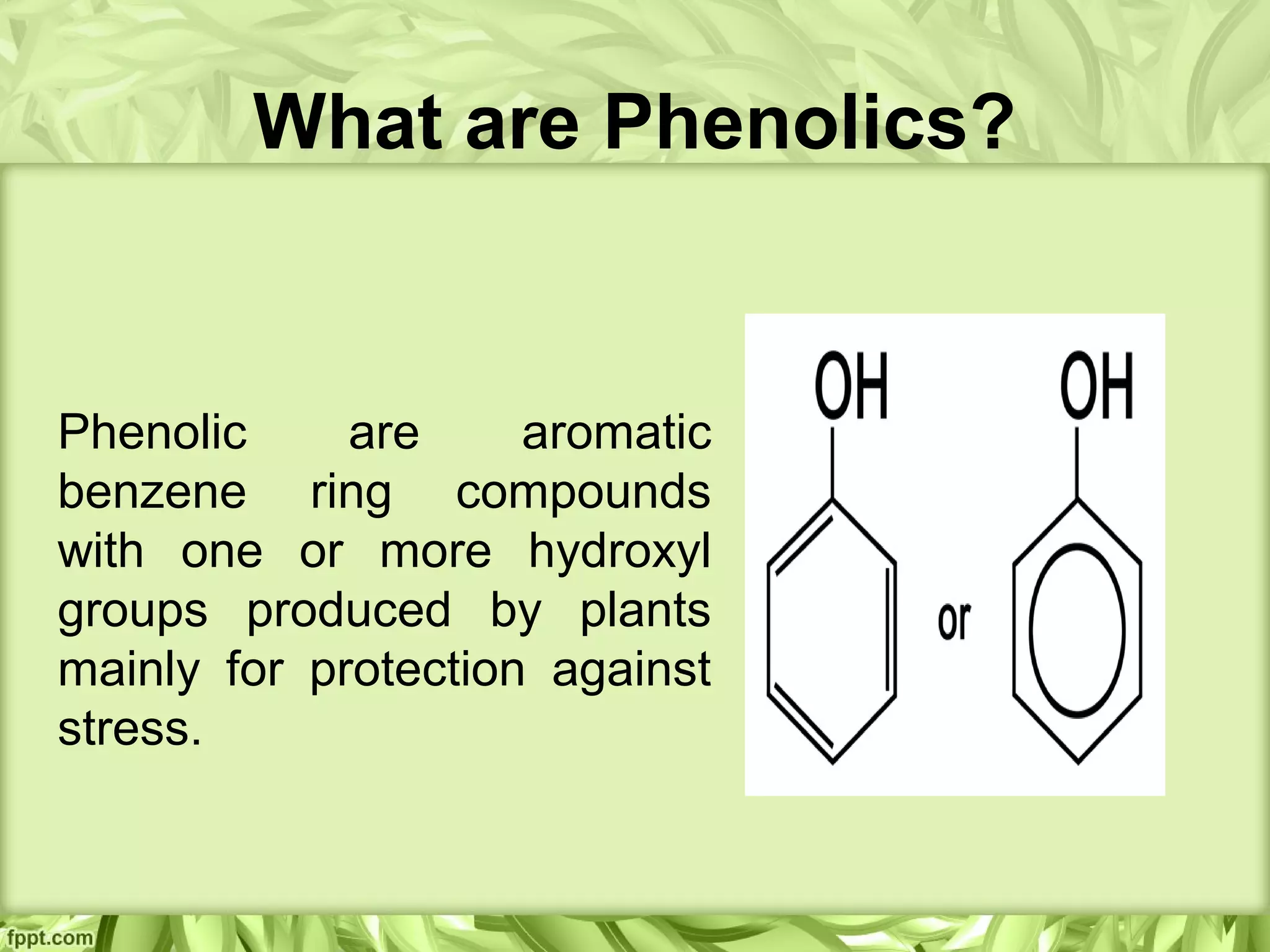 Extraction of phenolics | PPT