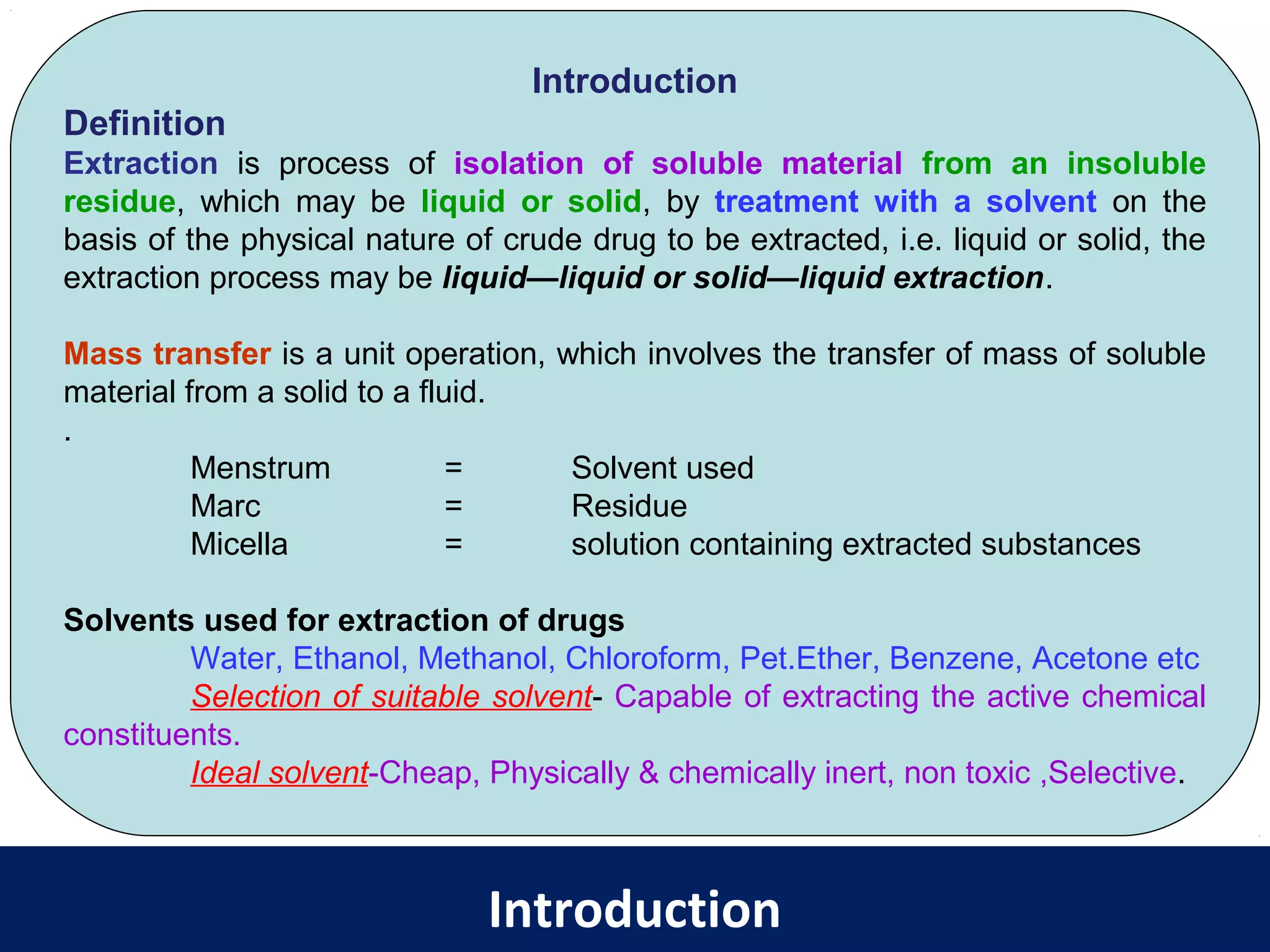 Extraction of Phytochemicals | PPT