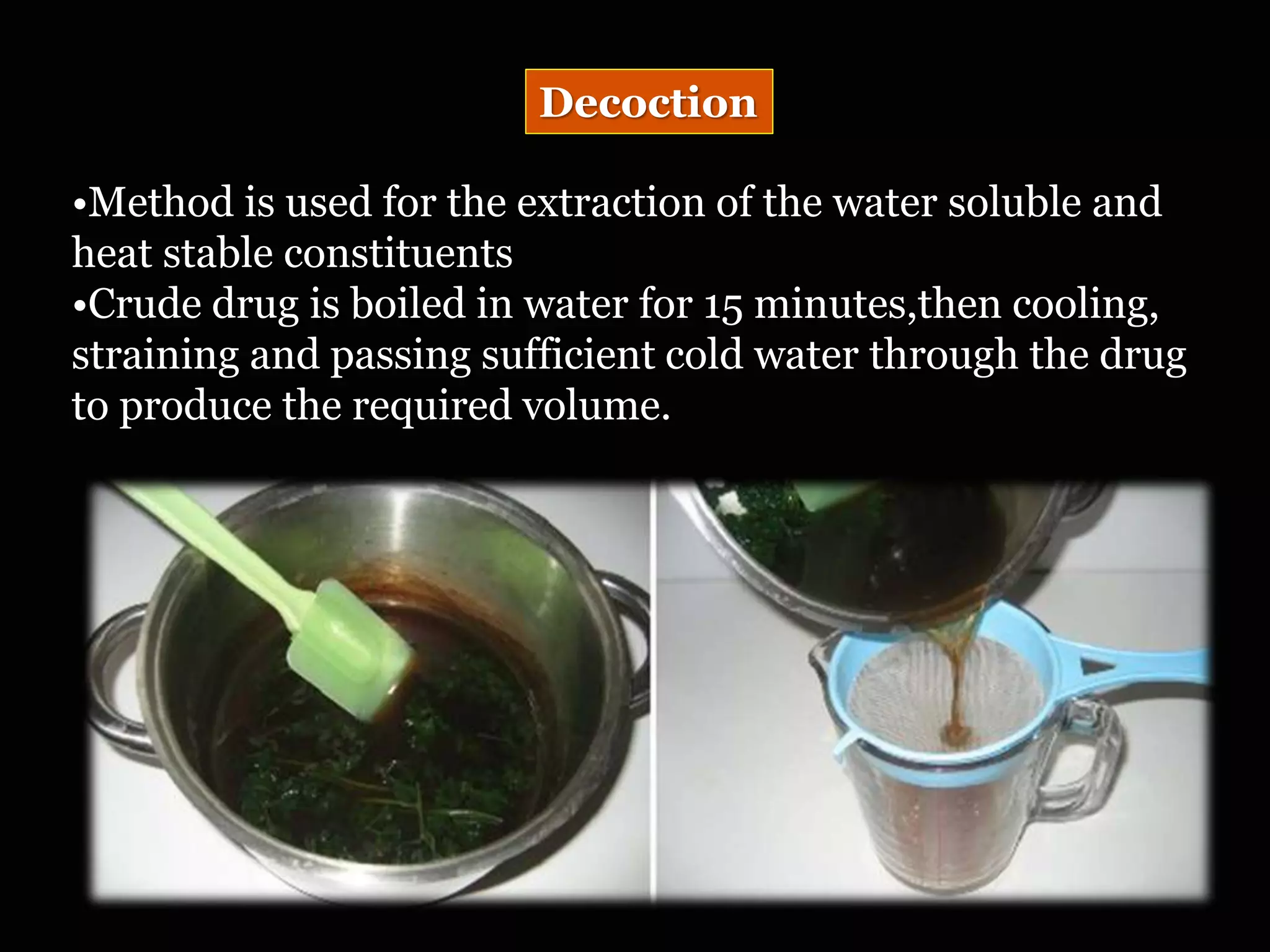 Extraction of phytochemicals | PDF