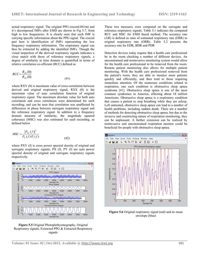 Extraction Of Respiratory Rate From Ppg Signals Using Pca And Emd Pdf
