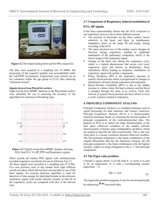Extraction of respiratory rate from ppg signals using pca and emd | PDF