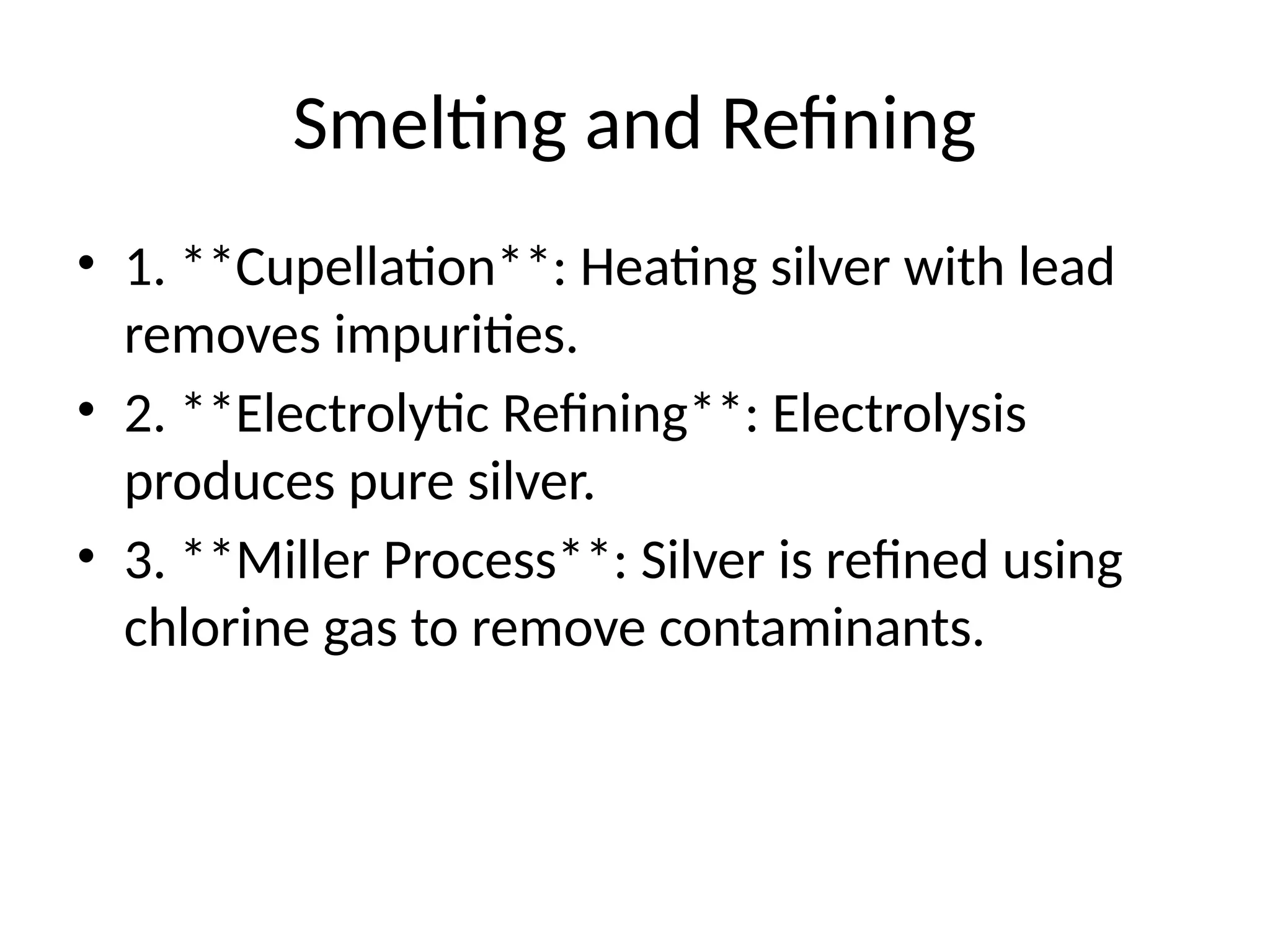 Extraction_of_Silver.pptx Extraction_of_Silver | PPTX