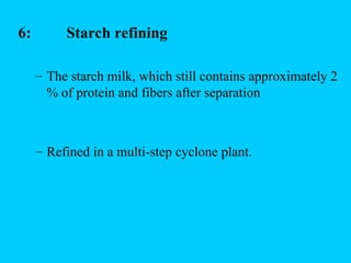 Different extraction methods of starches .ppt
