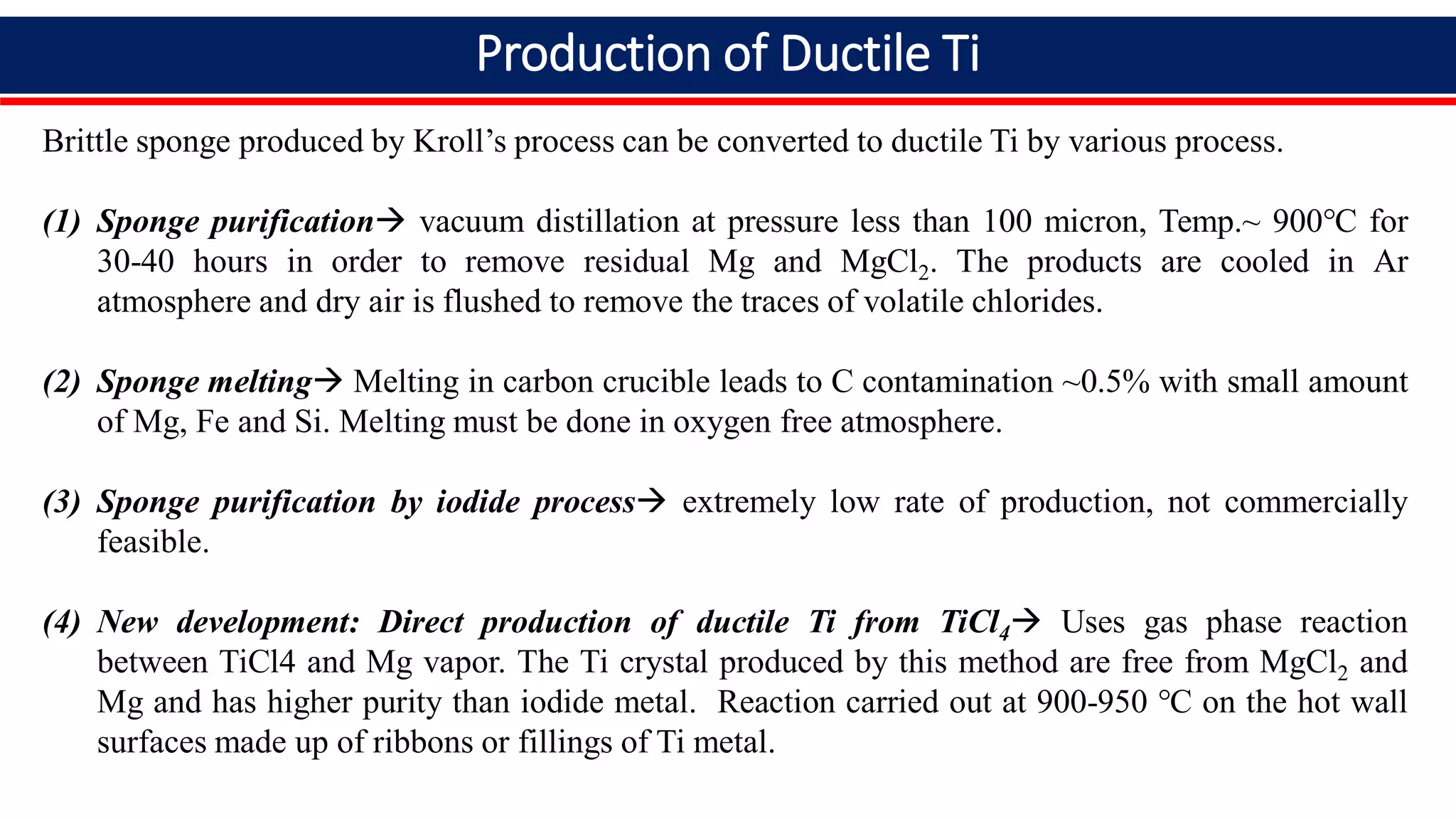 Extraction of Titanium | PDF
