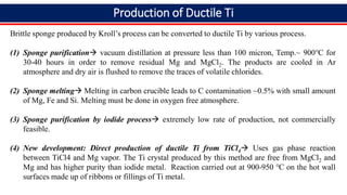 Extraction of Titanium | PDF